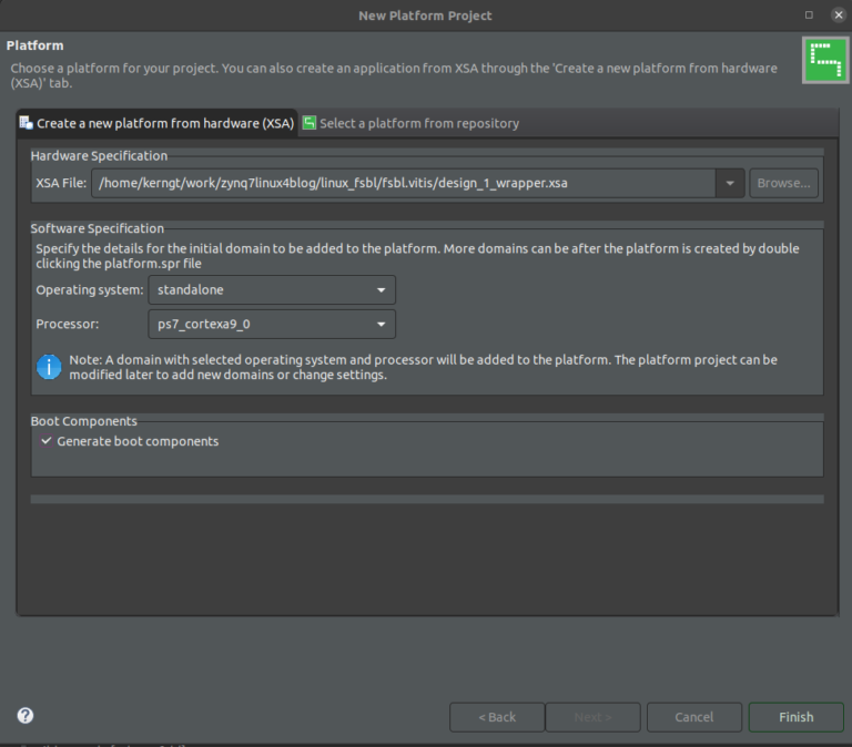 【Zynq7】1．FSBL(1stStageBootLoader)の構築｜低レイヤを学ぶ
